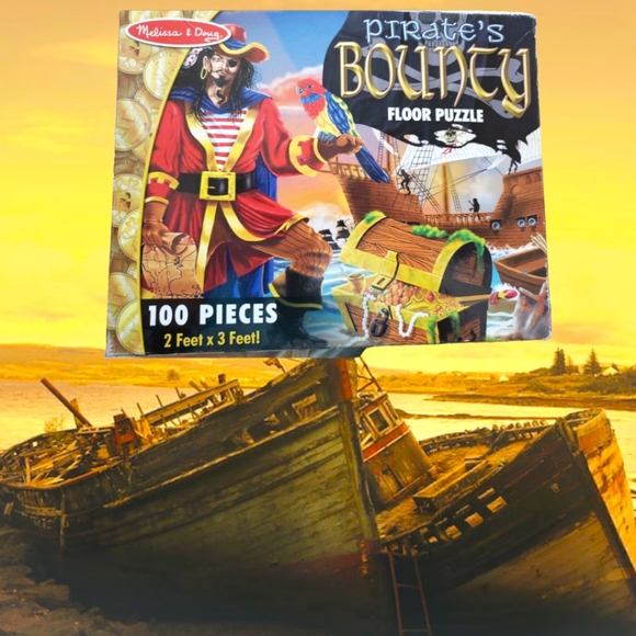Melissa & Doug | Toys | Melissa Doug Pirates Bounty Floor 2 Ft X 3 Ft 0 ...